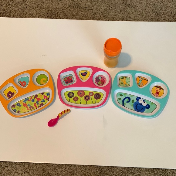 Circo | Other | Kids Plates Spoon And Water Bottle | Poshmark